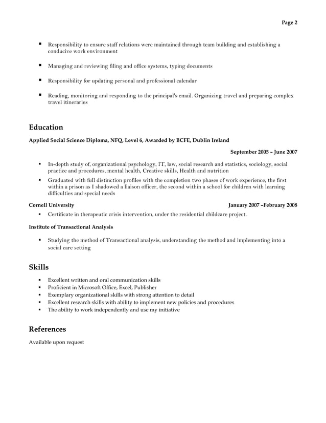 Emma Curran Resume | PDF