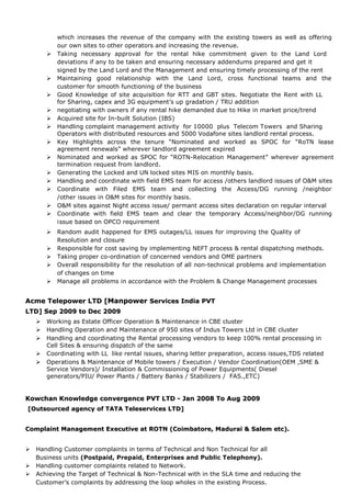Thamaraiselvan.P_CV | PDF | Developmental Sites | Real Estate