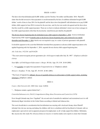 INTEROFFICE MEMORANDUM OF LAW | DOCX