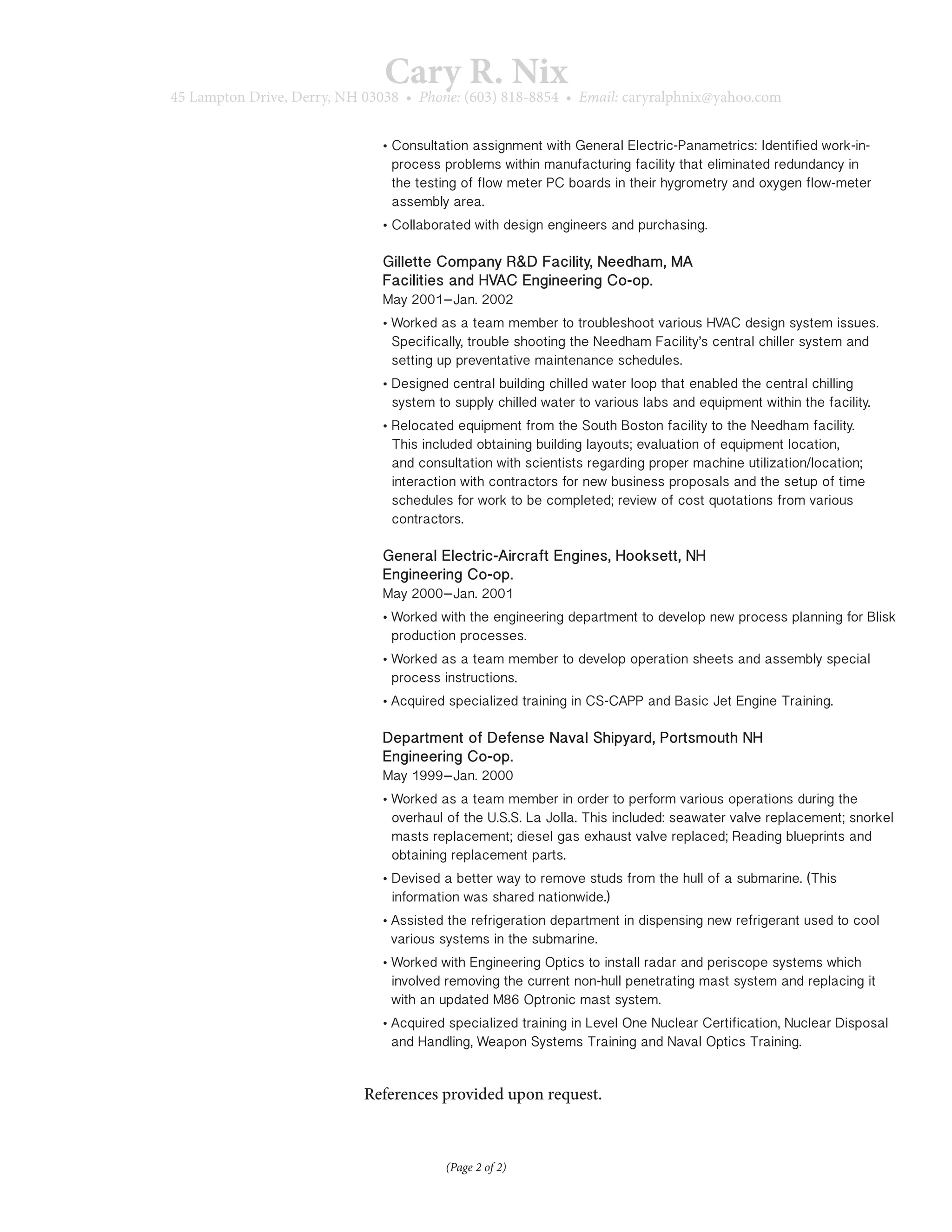 Cary Resume 2016 | PDF