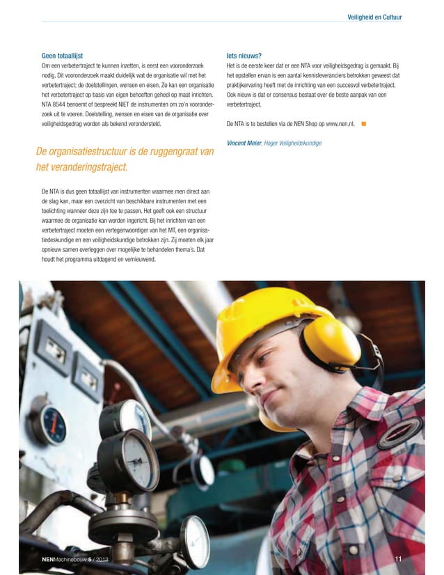 NEN Machinebouw 5 - 2013 NTA (V. Meier) | PDF