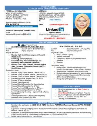 CV_SYAZANA NADZIR_0194972552 | PDF