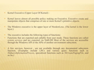 Windows Kernel- | PPT