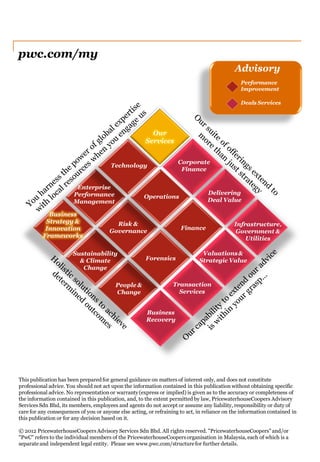 PwC Msia Trf Strategy Service Statement Sept 2012 | PDF