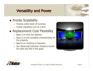 e2Value Pronto Brochure 3 09 | PDF