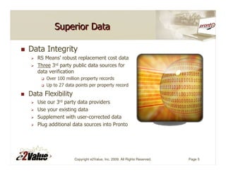 e2Value Pronto Brochure 3 09 | PDF