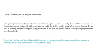 Managing Creative Projects and Teams AWAY PROJECT | PPTX