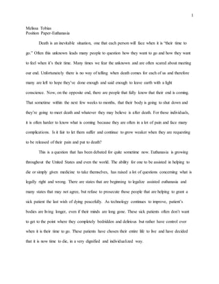 position paper | DOCX | First Aid | Injuries