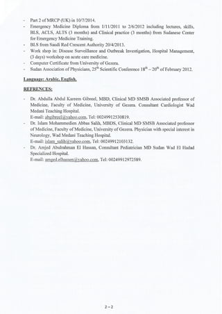 Dr.Mohammed Ahmed CV | PDF