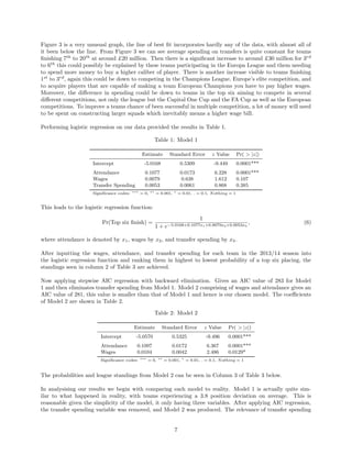 Statistical Modelling of English Premier League Position | PDF