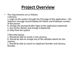 Online Job Portal ppt presentation | PPTX