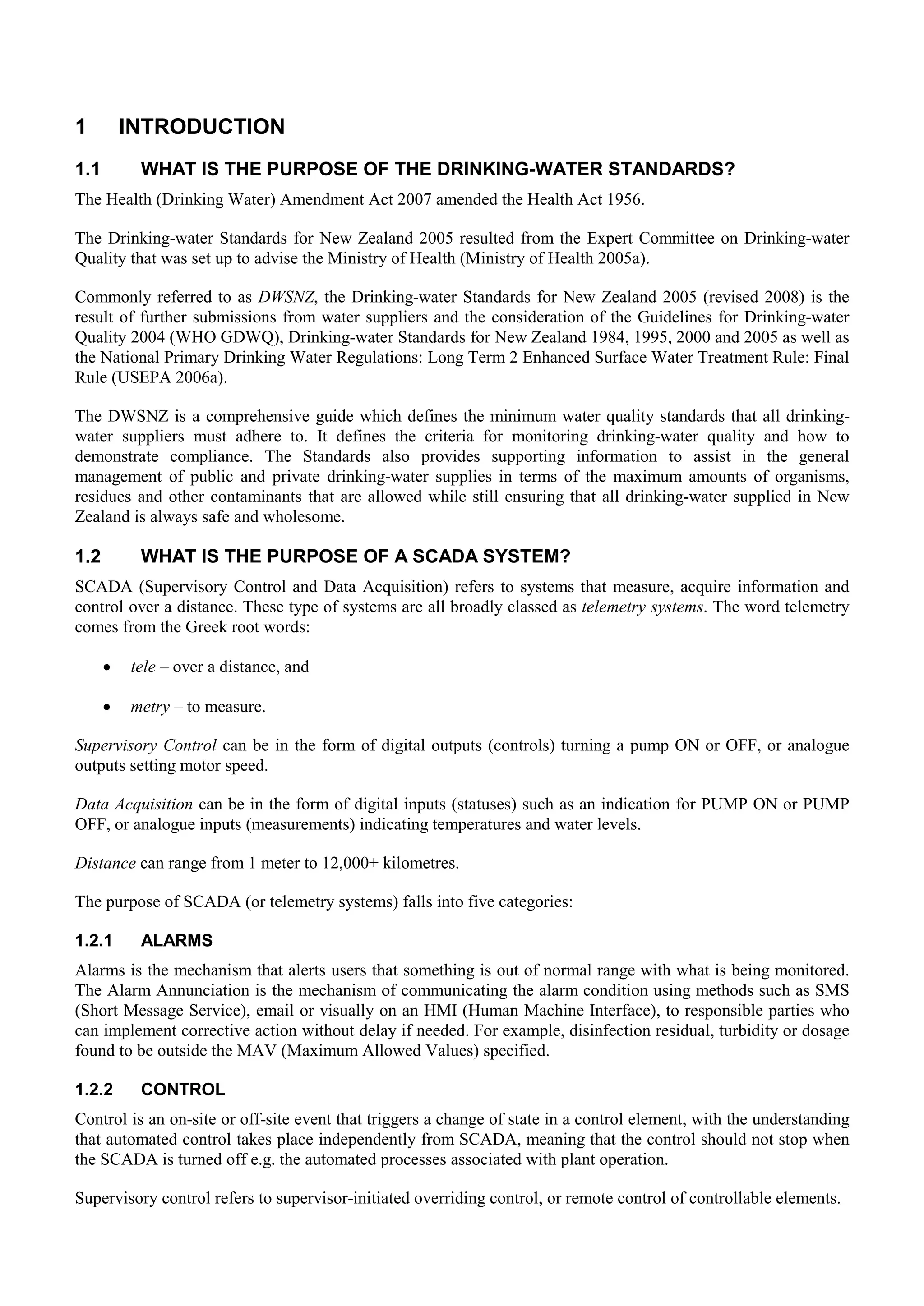 SCADAs role in getting the DWS there_a | PDF