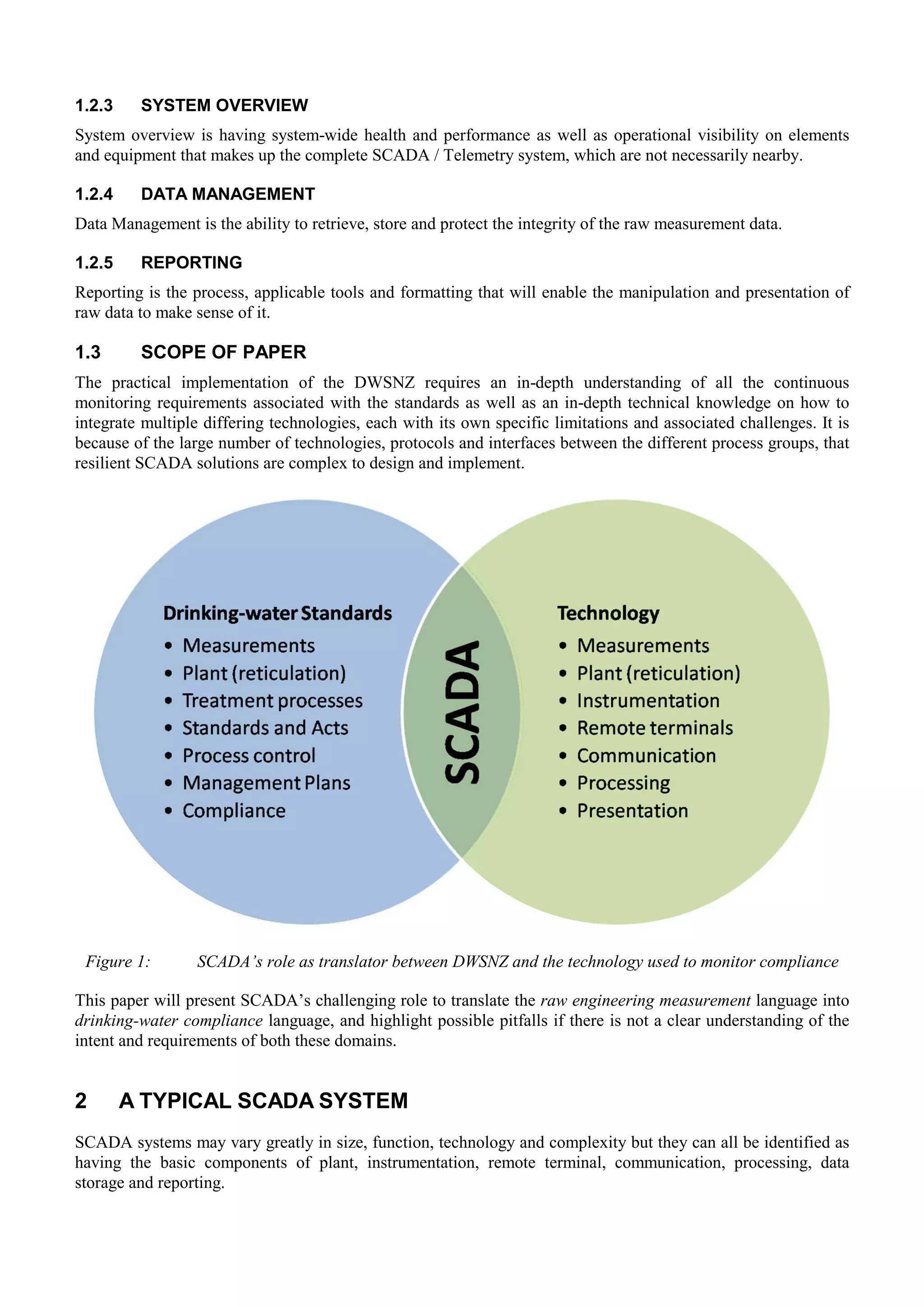SCADAs role in getting the DWS there_a | PDF