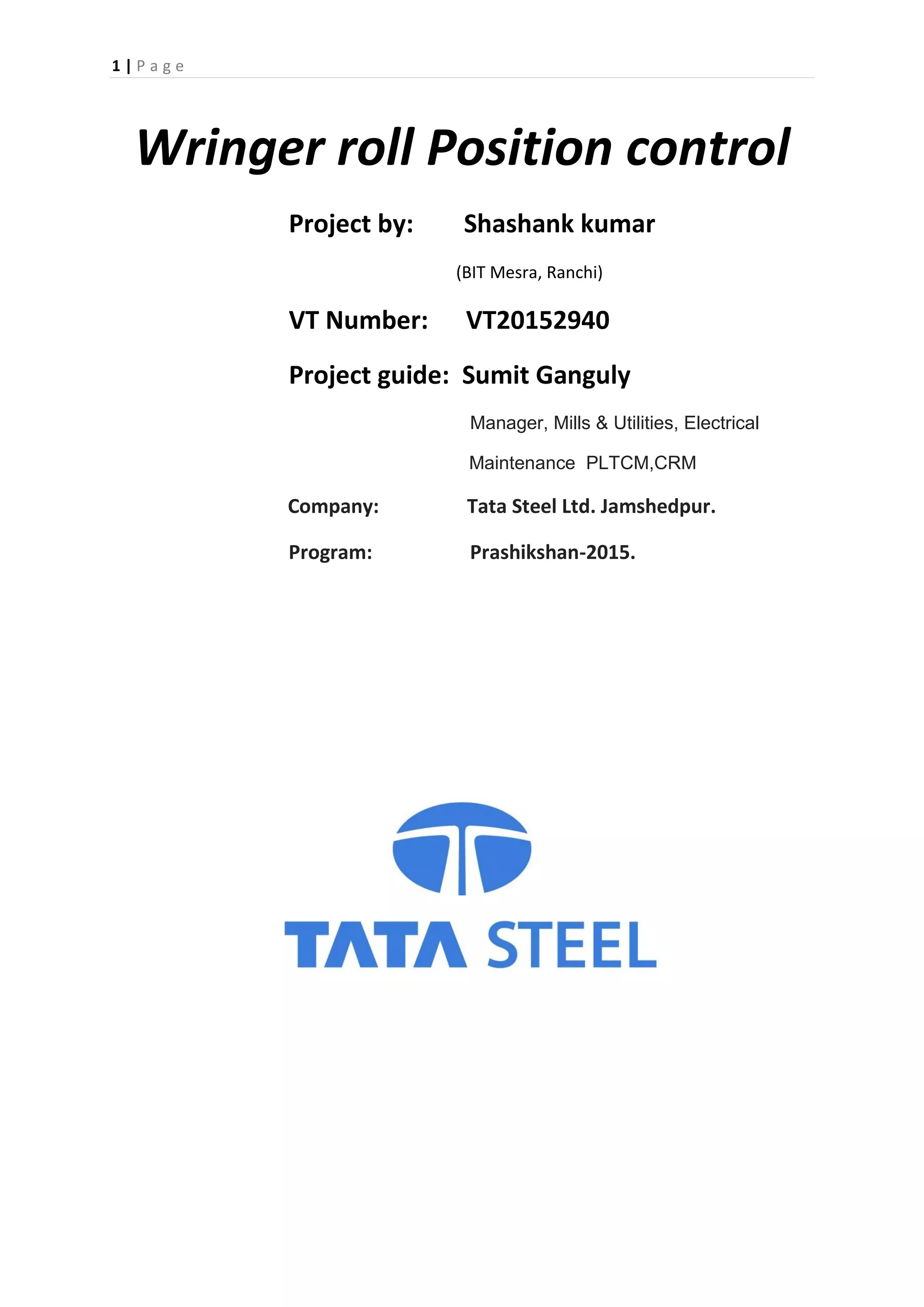 Wringer_roll_Position_control_final(edited) | PDF