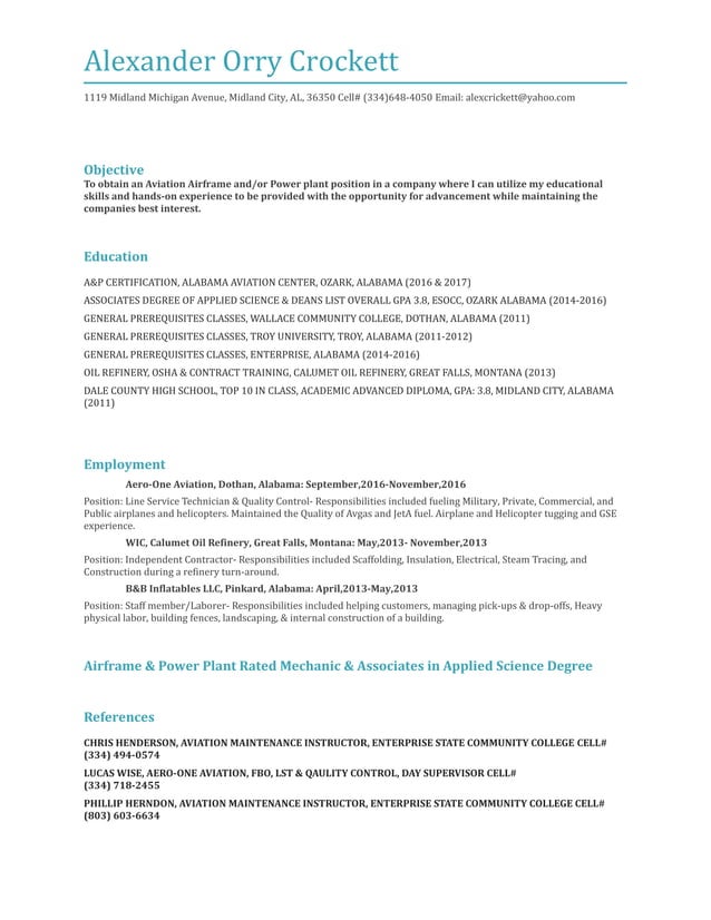 Alex Orry Crockett | ODT