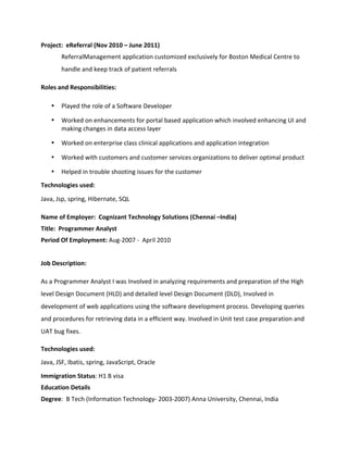 Ramya_Resume | PDF | Web Development | Internet