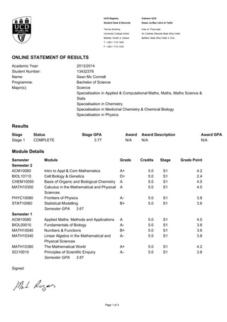 Statement of Results (4) | PDF