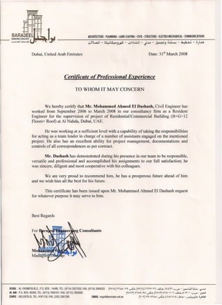 Experence Certificate 1 | PDF