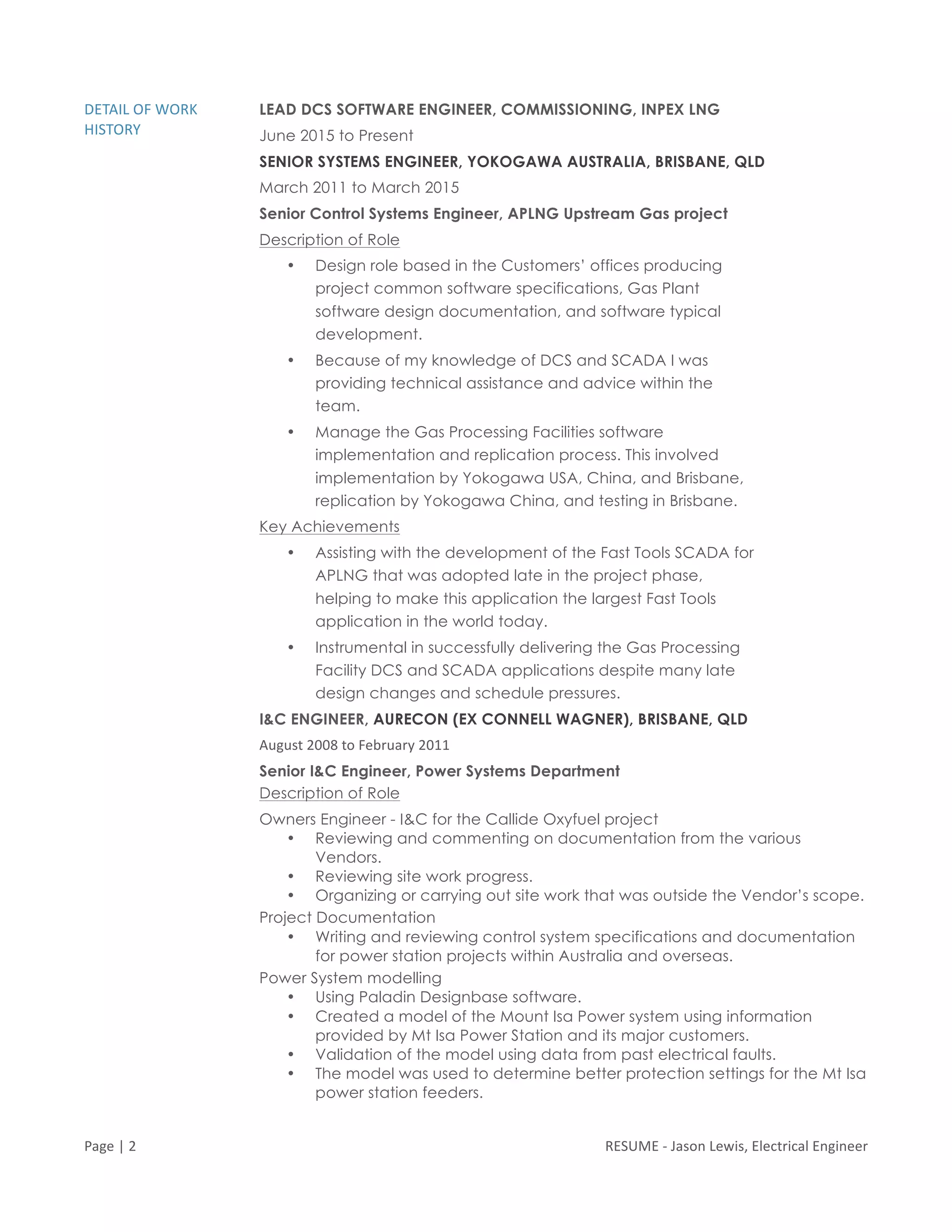 Resume - Jason Lewis | PDF