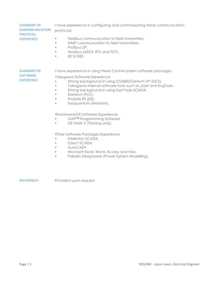 Resume - Jason Lewis | PDF