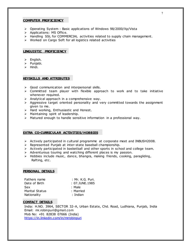 ROBIN PURI CV - JAN - 2016 | PDF