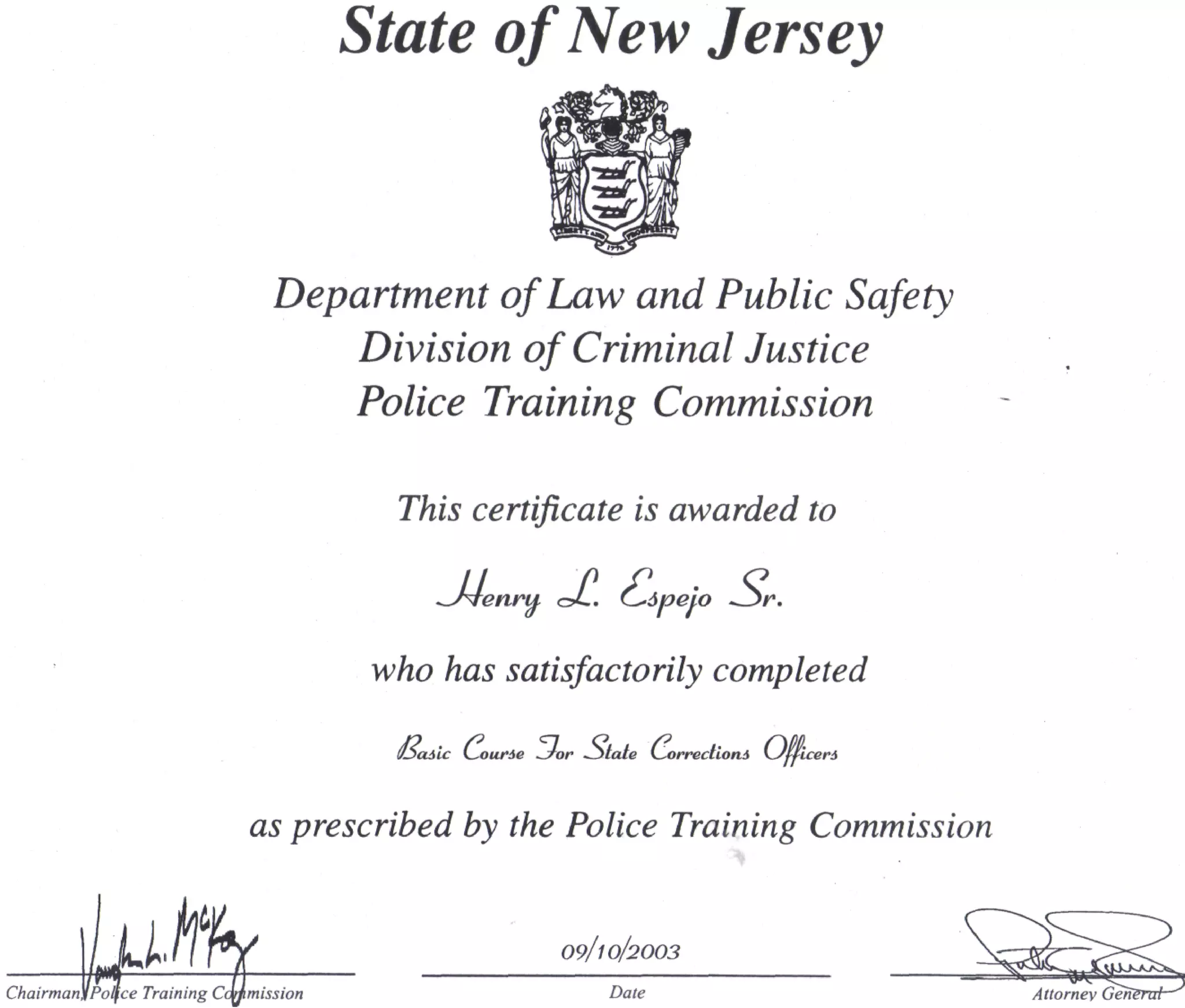 NJDOC Cert1 | PPT