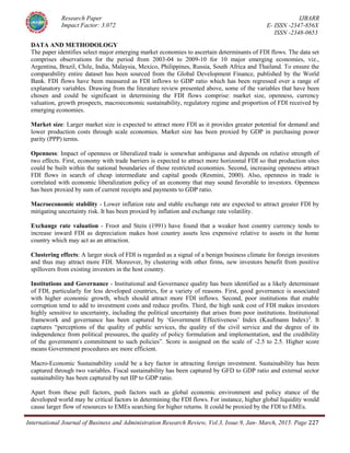 fdi inflows | PDF
