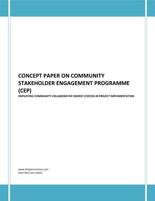 Community Stakeholder Engagement Programme(CEP) | PDF