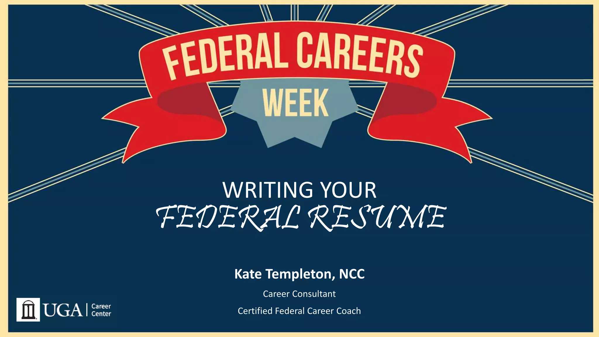 Writing Your Federal Resume2 | PPTX | Resume Writing and Advice | Job ...