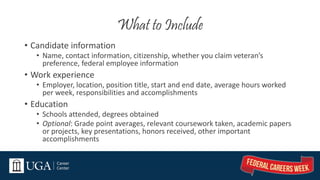 Writing Your Federal Resume2 | PPTX | Resume Writing and Advice | Job ...