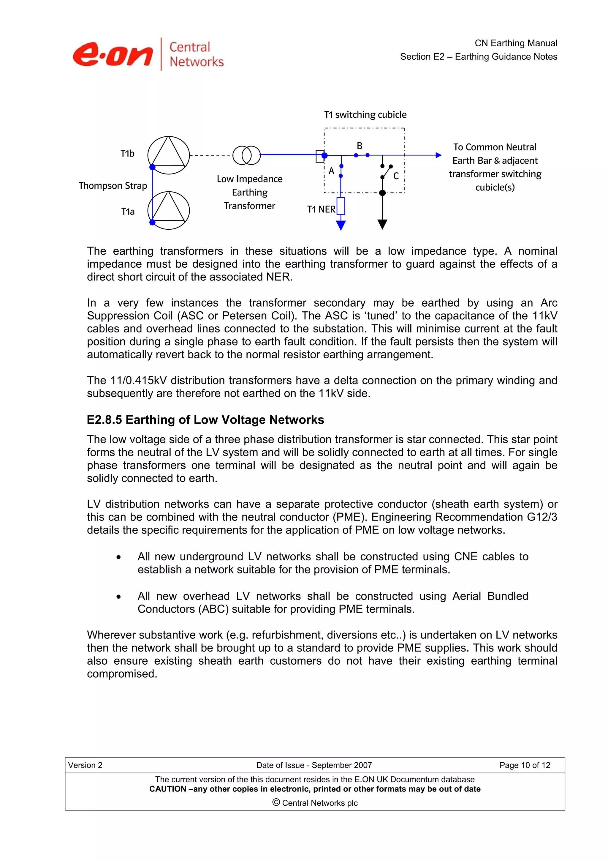 E2 earthing manual earth guidance notes | PDF