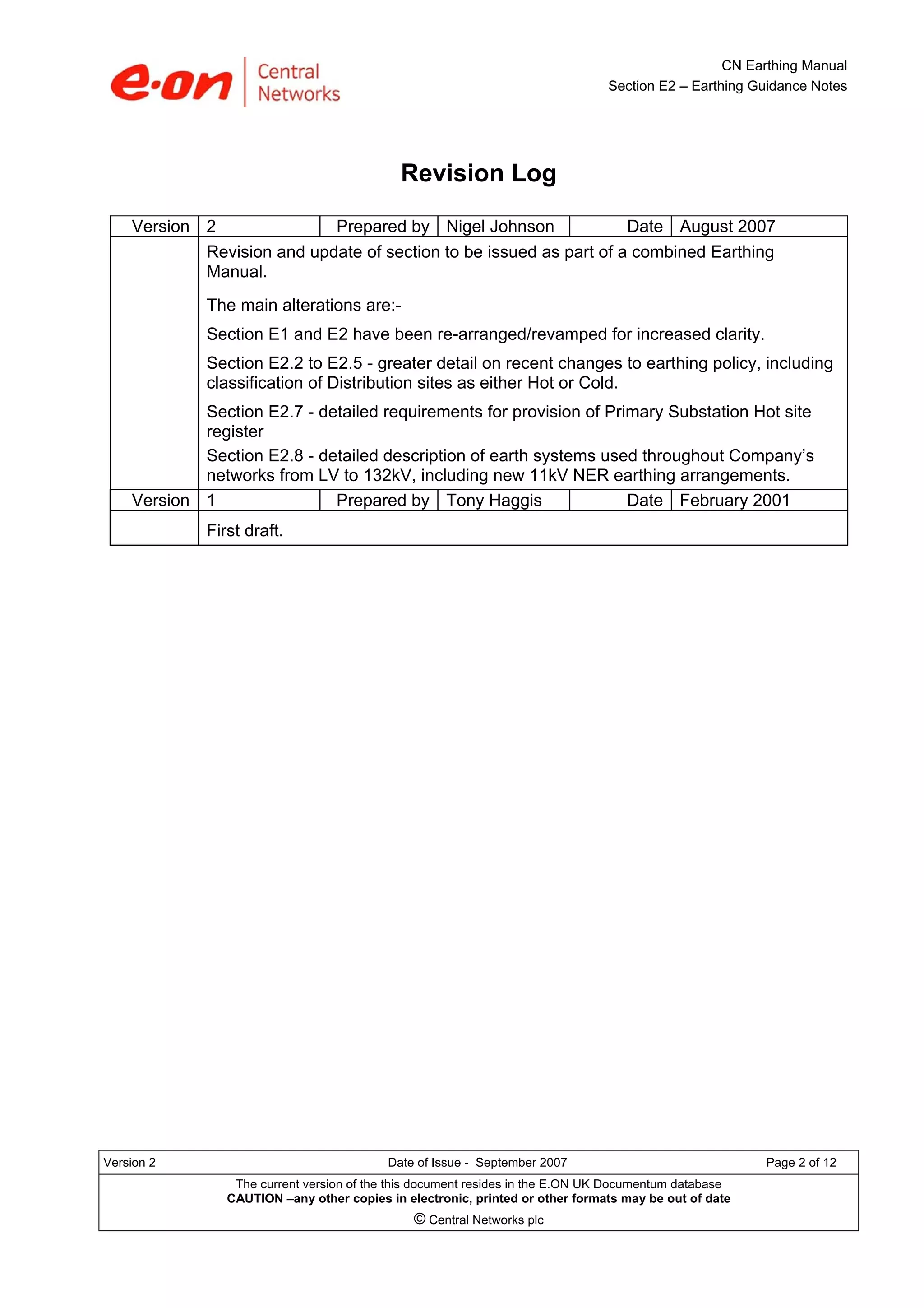 E2 earthing manual earth guidance notes | PDF | Geology | Science