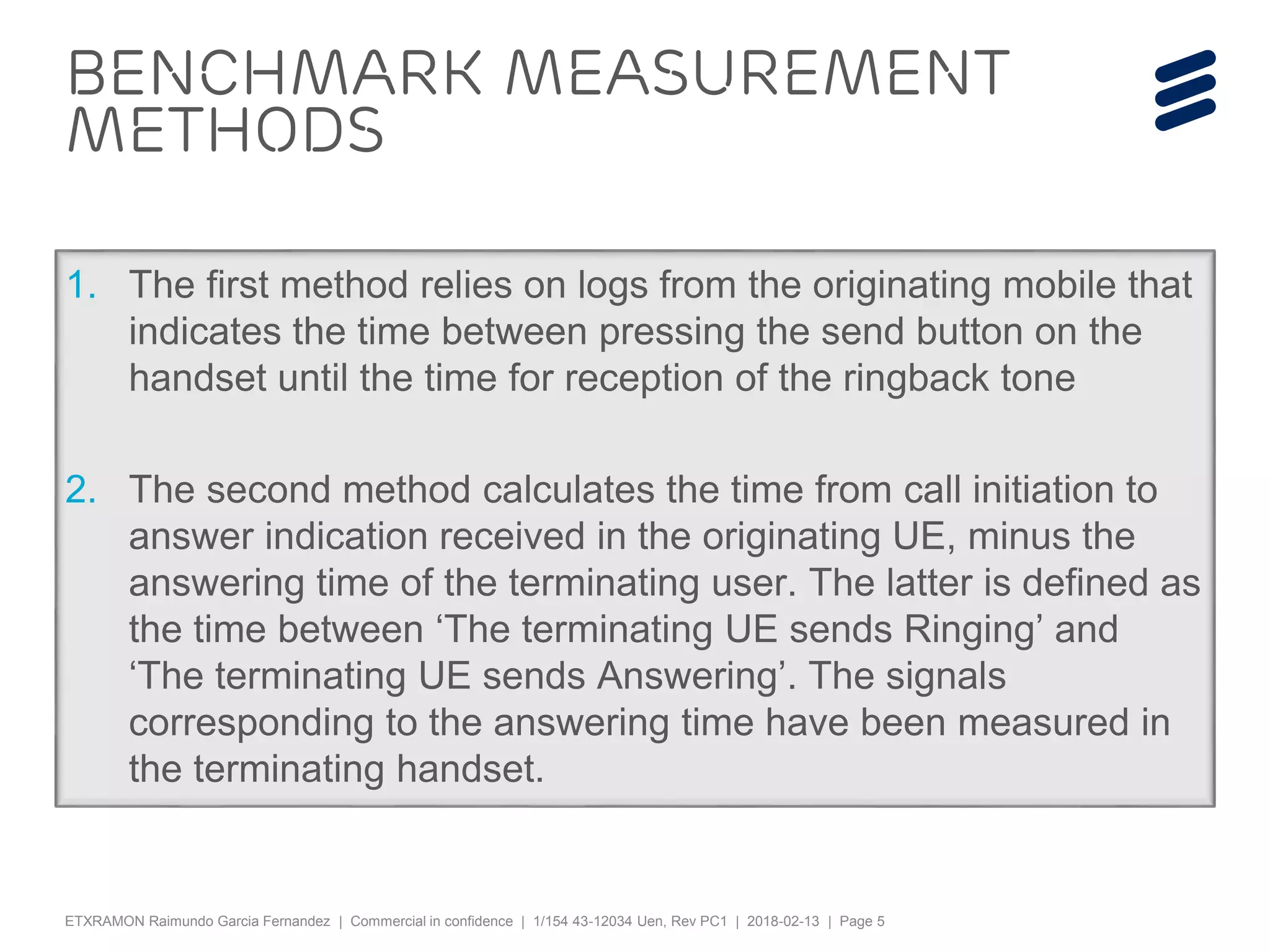 E2 e+call+setup+time+(cst)+enhacenments p3_benchmarking | PPTX ...