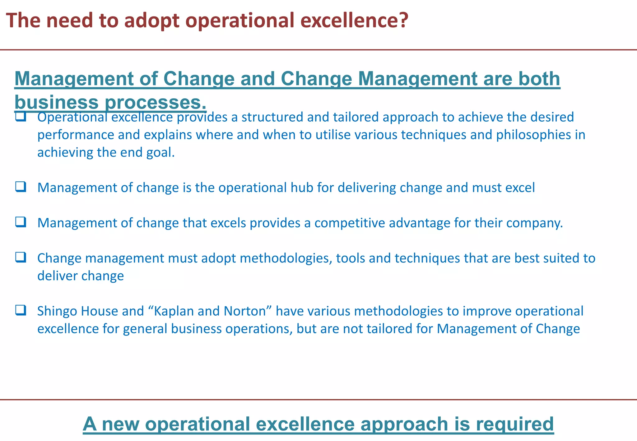 Journey to Change Excellence | PPTX | Business Administration | Business