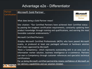 e2e Projects Profile | PPT