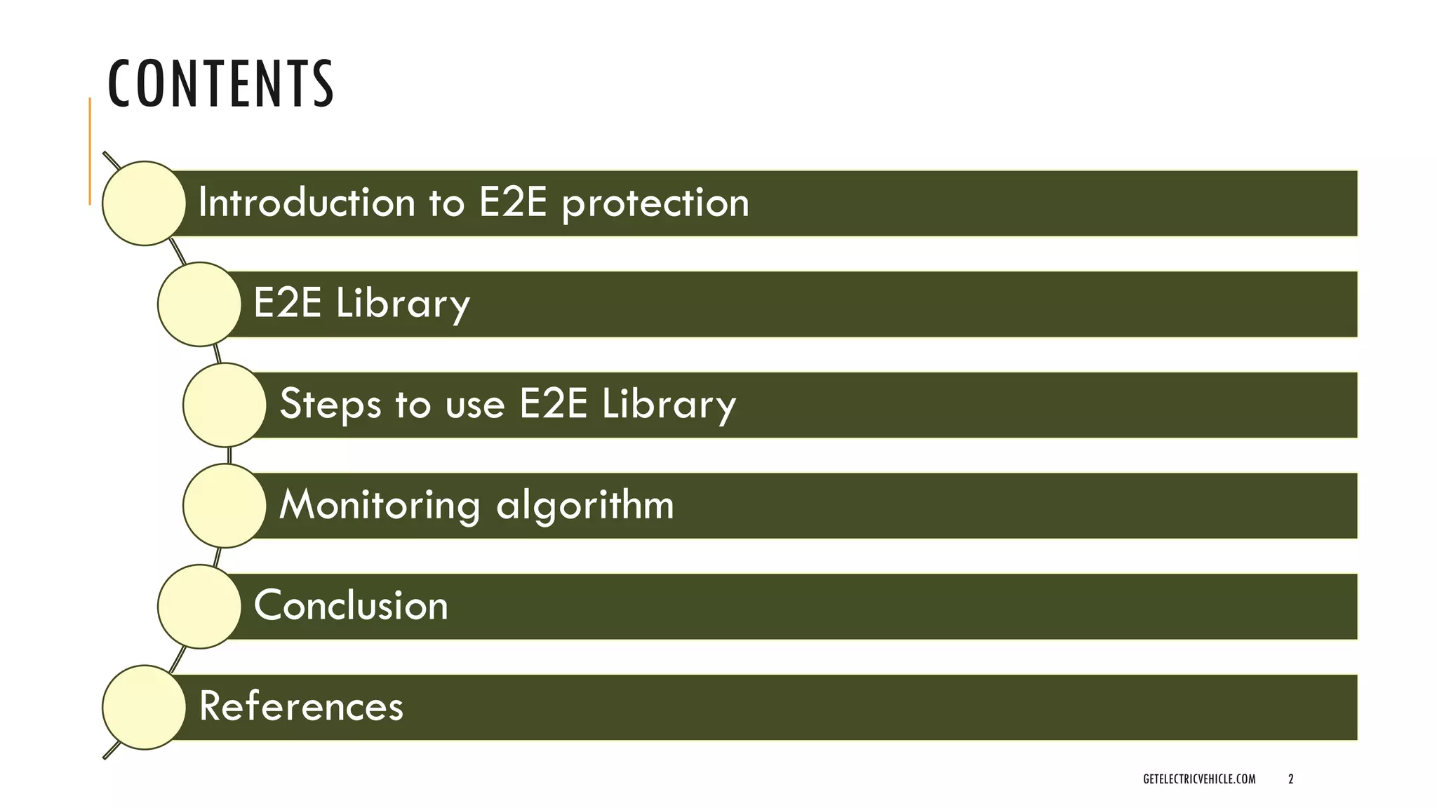 End to End Communication protection | PDF