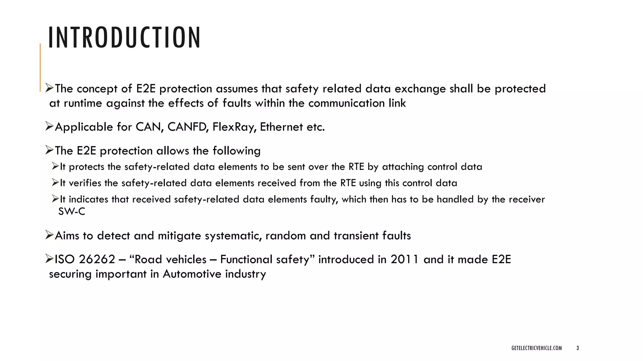End to End Communication protection | PDF