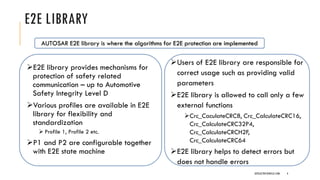 End to End Communication protection | PDF