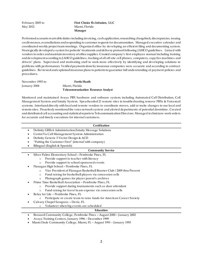 Yolanda PrattsResumeSeptember 2016 | DOCX | Human Resources | Business