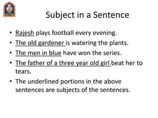 Subject Verb Agreement.KY