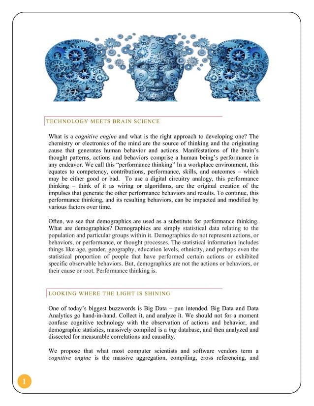 -- The Cognitive Engine - 10RULE WHITE PAPER | PDF