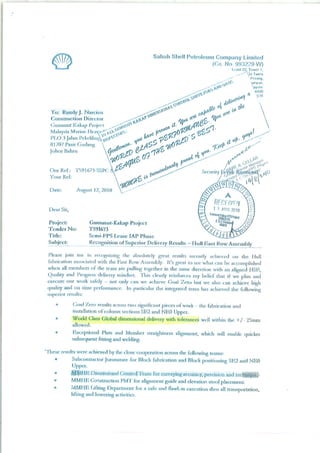 Project Appreciation Letters.-1 | PDF