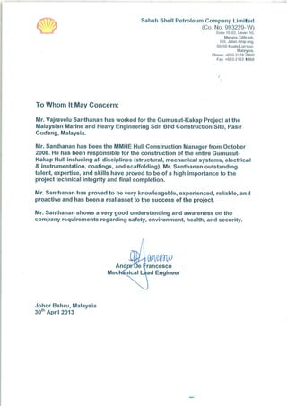 Project Appreciation Letters.-1 | PDF