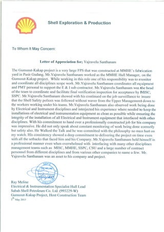 Project Appreciation Letters.-1 | PDF