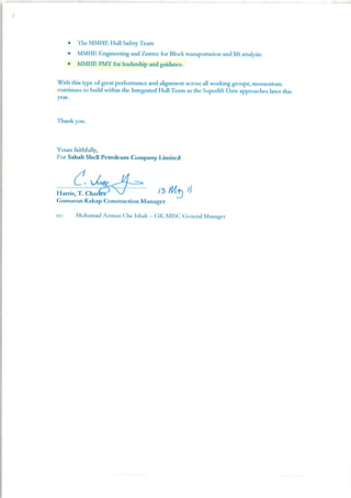 Project Appreciation Letters.-1 | PDF