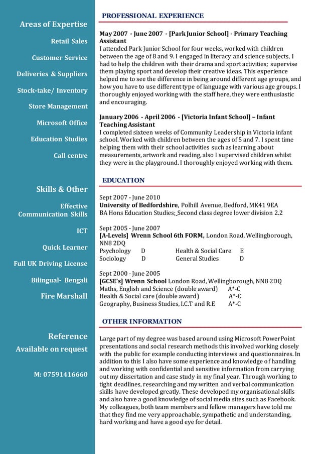 Fateha Begum CV | DOCX | Business Administration | Business