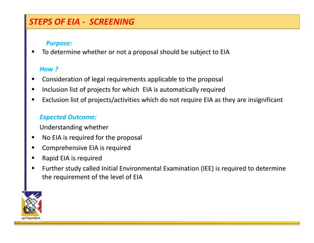 E2.KEY_ELEMENTS_OF_EIA_PROCESS-1 | PDF | Business | Business and Finance