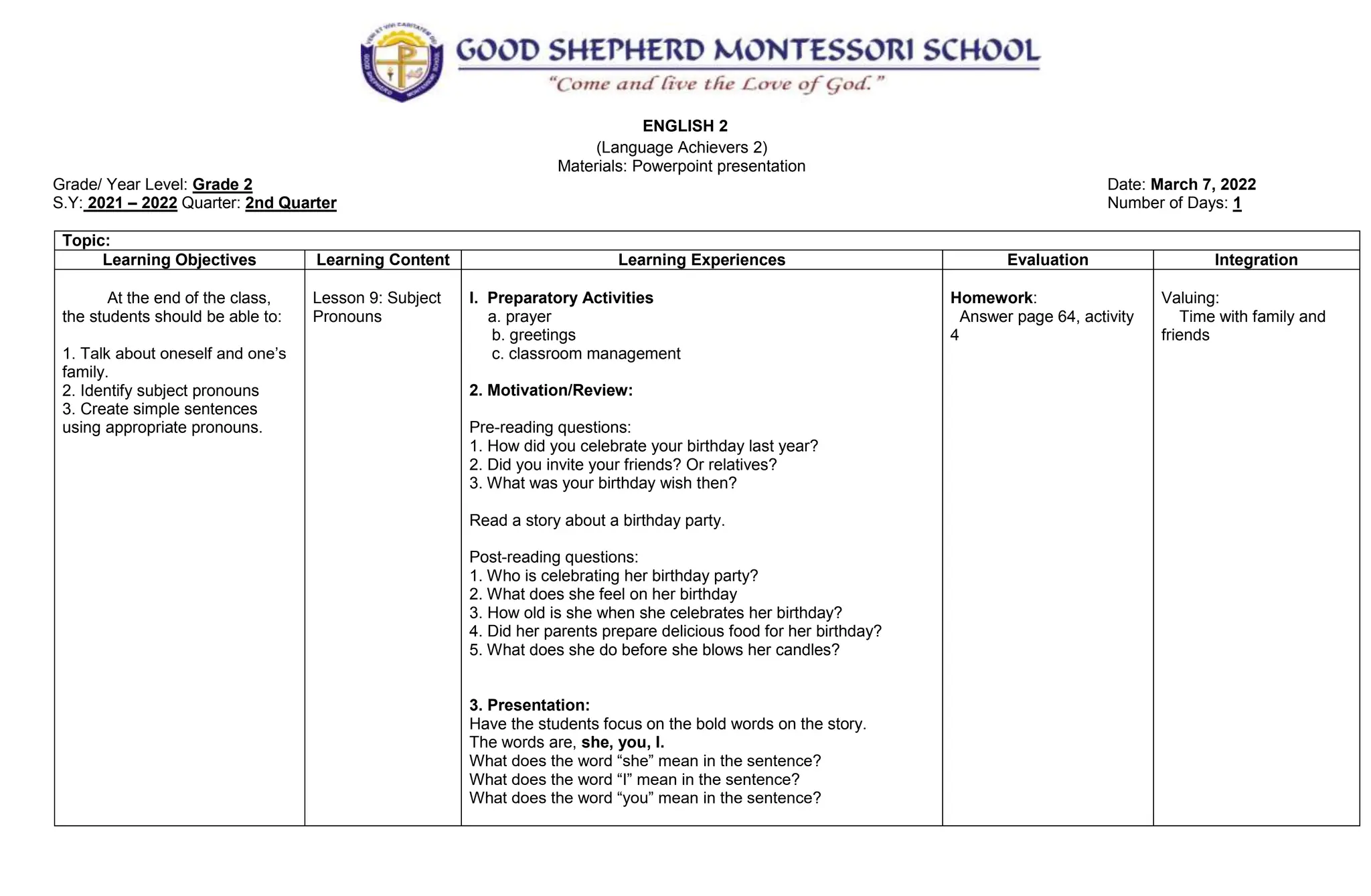 E2L9 LP SUBJECT PRONOUNS.docx