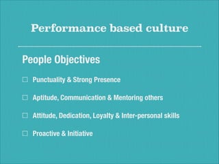 E2logy performance based culture | PPT