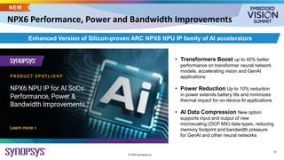 “Key Requirements to Successfully Implement Generative AI in Edge Devices—Optimized Mapping to ...